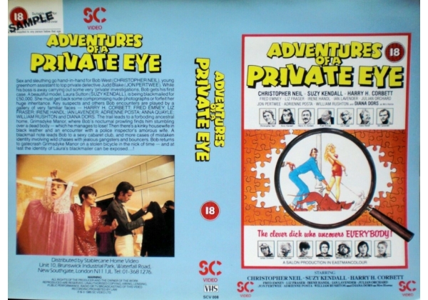 Adventures Of A Private Eye 1977 On Stablecane Home Video United Adventures Of A Private Eye 1977 On Stablecane Home Video United